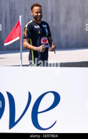 Nova Jersey, Estados Unidos. 17th June, 2026. Neymar Jr. during a ...