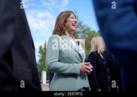 Chancellor of the Exchequer Rachel Reeves ahead of a business ...