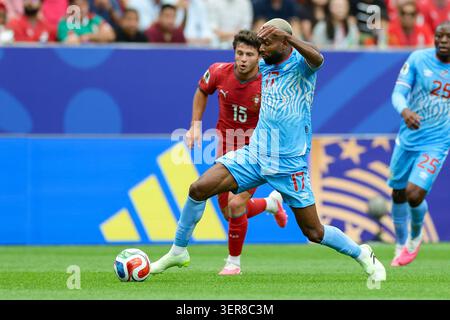 June 17, 2026: DR Congo forward Yoane Wissa (20) during a FIFA World ...