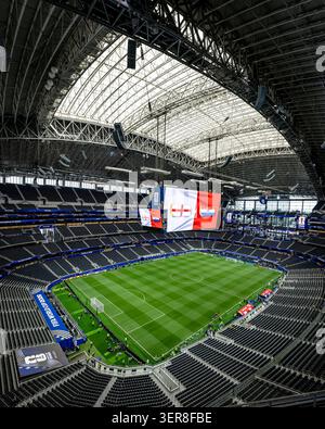 DALLAS - Stadium view from the stands during the 2026 World Cup at AT&T ...