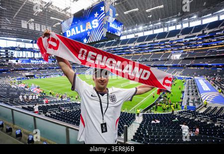 A Croatia fan ahead of the FIFA World Cup Group L match at Dallas ...