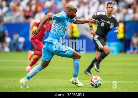 June 17, 2026: Portugal forward Cristiano Ronaldo (7) controls the ball ...