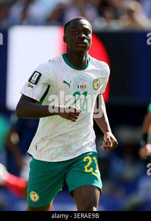 Habib Diarra of Senegal running during the FIFA World Cup 2026 Group I ...