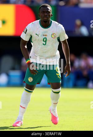 Bamba Dieng of Senegal running during the FIFA World Cup 2026 Group I ...