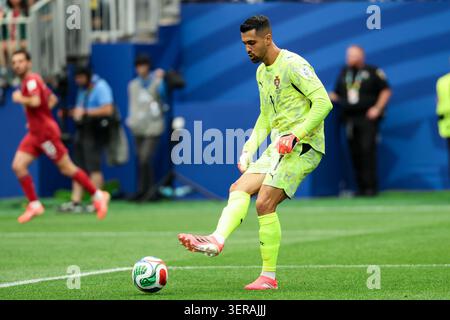 Diego Costa of Portugal passes the ball during a FIFA Men’s World Cup ...