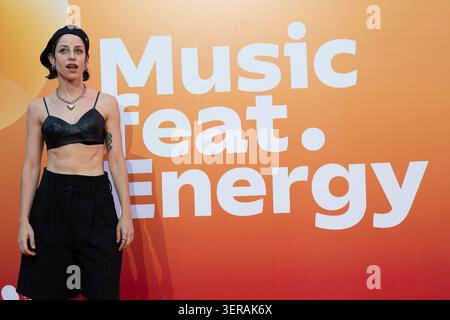 Travis Birds attends the photocall of the second edition 0f Music Feat ...