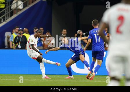 England forward Marcus Rashford (11) scores a GOAL 4-2 and celebrates ...