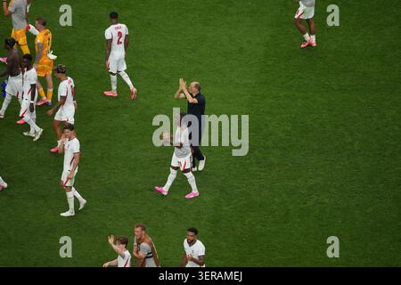 England manager Thomas Tuchel following the FIFA World Cup Group L ...