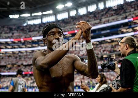 DALLAS - Noni Madueke of England during the 2026 World Cup at AT&T ...