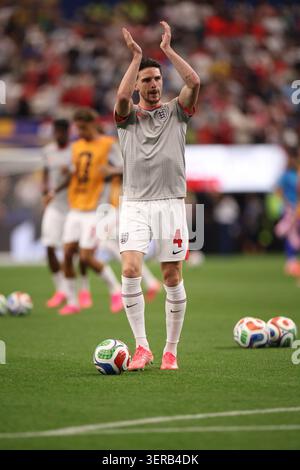 DALLAS - Declan Rice of England during the 2026 World Cup at AT&T ...