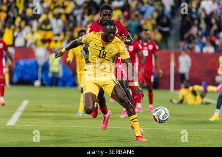 Jerome Opoku of Ghana in action during the FIFA World Cup game between ...