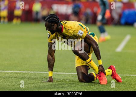 Toronto, Canada - 17 June: Jerome Opoku 18 of Ghana controls the ball ...