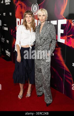 Zoe Brough (L) and (R), Joanna Vanderham attend the Raindance Film ...