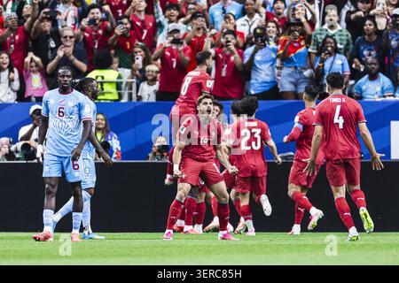 Joao Neves of Portugal celebrates a goal during FIFA World Cup 2026 ...