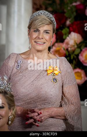 AMSTERDAM - Princess Ariane during the state banquet at the Royal ...