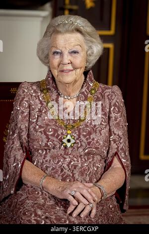 AMSTERDAM - Princess Beatrix during the state banquet at the Royal ...