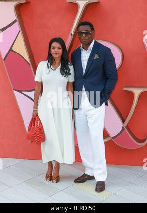 Sabina Emrit Harper and David Harewood attend the V&A Museum Summer ...