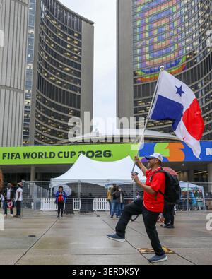 Toronto, Canada. 17 June, 2026. Excited Ghana 2026 World Cup supporters ...