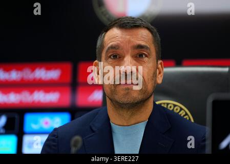 Rotterdam - Giovanni van Bronkhorst Coach of Feyenoord Rotterdam during ...