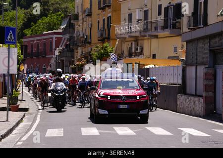 Bacoli, Italia. 18th June, 2026. The rider during Stage 5 of the Giro ...