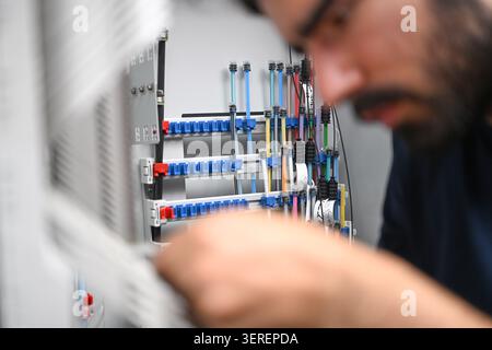 Stuttgart, Germany. 17th June, 2026. At a Deutsche Telekom construction ...