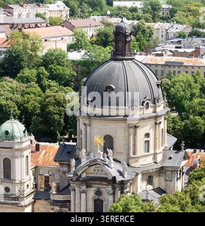 May 24, 2026, Lviv, Ukraine: A stone cherub statue seen adorning the ...