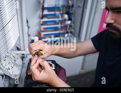 Stuttgart, Germany. 17th June, 2026. At a Deutsche Telekom construction ...