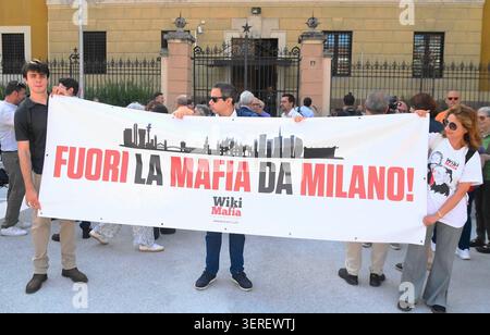 Milano, Italy. 18th June, 2026. Milan, June 18, 2026-Bunker Courtroom ...