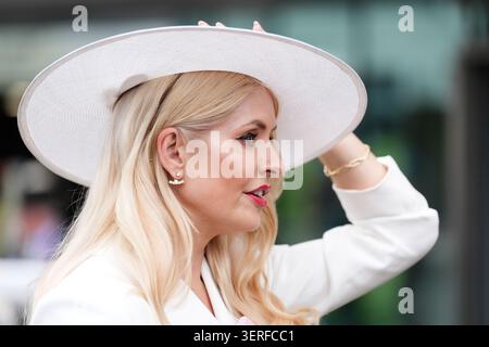 Holly Willoughby on day three of Royal Ascot at Ascot Racecourse ...