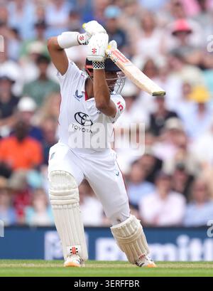 London, England, 18 June 2026 The ball hits the boundary marker during ...