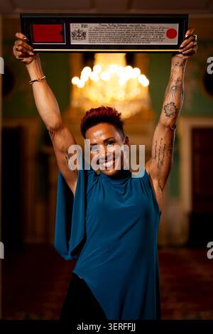 Dame Kelly Holmes after receiving the Freedom of the City during a ...