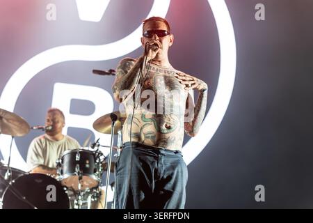 Viagra Boys perform live during the Primavera Sound Portol at Parque da ...