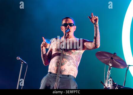 Viagra Boys perform live during the Primavera Sound Portol at Parque da ...