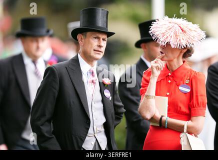 The Duke of Edinburgh with Lady Celina Carter on day three of Royal ...