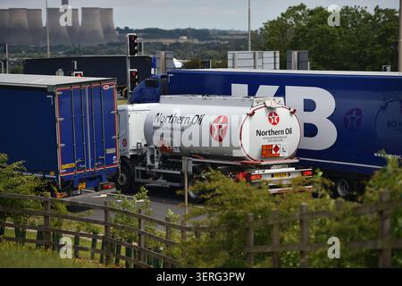 Road Junction A6 & A453 East Midlands gateway to Airport and rail ...