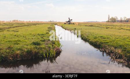 Rolling Dutch Countryside and Farm Land, Zaanse Schans Series, Zaandam ...