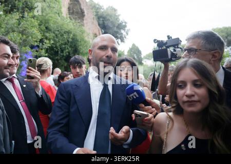 Roma, Italia. 18th June, 2026. Funerali del Cardinale Camillo Ruini ...