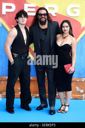 Jason Momoa with his children Nakoa-Wolf Momoa and Lola Iolani Momoa at ...