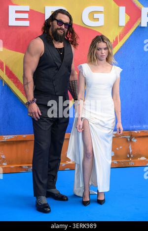 Jason Momoa and Milly Alcock at the UK Sneak Peek Fan Event for the ...