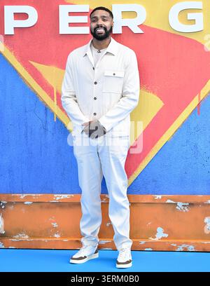 Jordan Banjo attends the UK Sneak Peak Fan Event for SUPERGIRL at ...