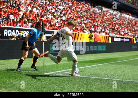 Martin Odegaard of Norway free kick during the FIFA World Cup 2026 ...