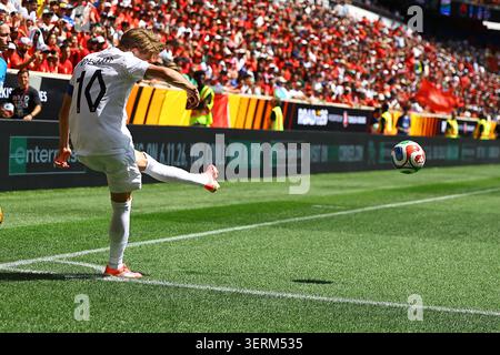 Martin Odegaard of Norway free kick during the FIFA World Cup 2026 ...