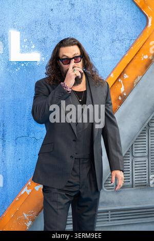 Jason Momoa attends "Supergirl" UK Sneak Peak Fan Event at Cineworld ...
