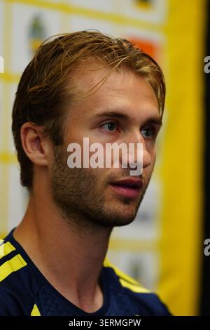 FRISCO, TEXAS - JUNE 18, 2026: person during Sweden's press conference ...