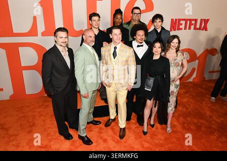 Sarah Ramos, Matt Spicer attending the New York Premiere of "Little ...