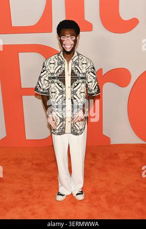 Yvesmark Chery attending the New York Premiere of "Little Brother" at ...