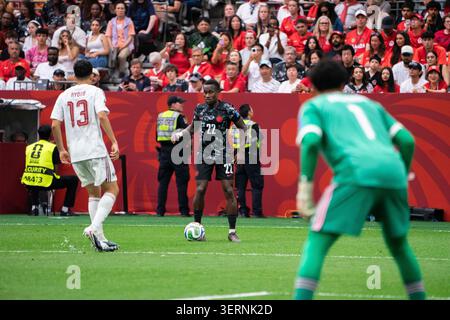 VANCOUVER, CANADA - JUNE 18: Richie Laryea of Canada controls the ball ...