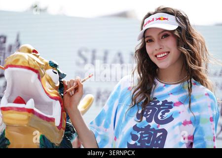 Olympic Medalist Eileen Gu at a Dragon Boat Festival on June 19, 2026 ...