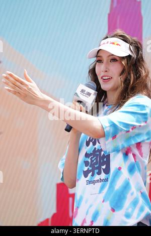 Olympic Medalist Eileen Gu at a Dragon Boat Festival on June 19, 2026 ...