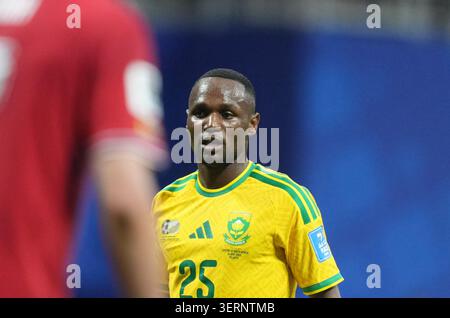Kamogelo Sebelebele (South Africa) looks on during Chezia and South ...